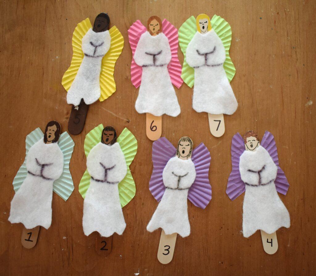 Make Your Own OVER IN A STABLE Popsicle Stick Nativity Set with Author ...