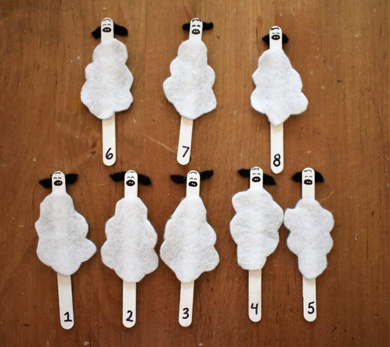 Make Your Own OVER IN A STABLE Popsicle Stick Nativity Set with Author ...